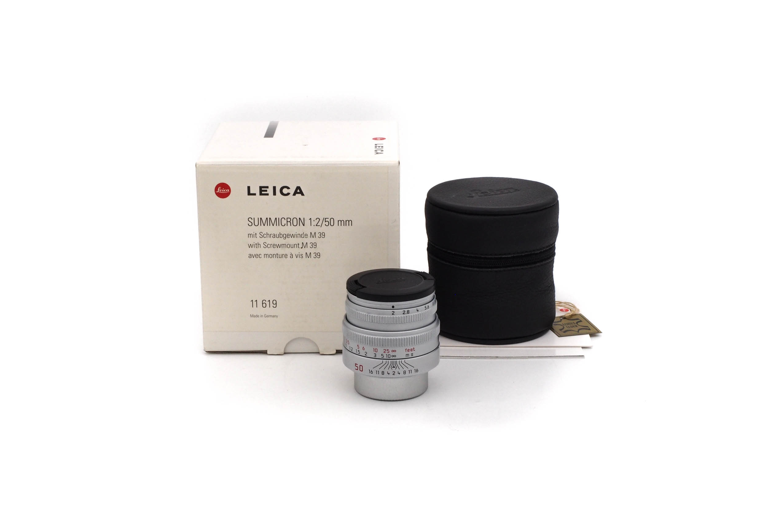 Leica 50mm f/2 Summicron M39 "Special Edition" | SW12032